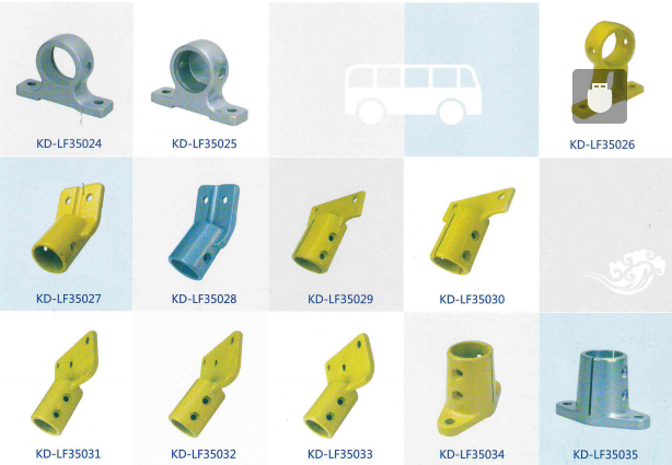 Bus handrail parts